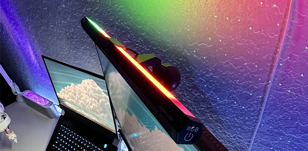 Elevate Your Gaming Experience with the Double Sided Light Bar RGB Bac