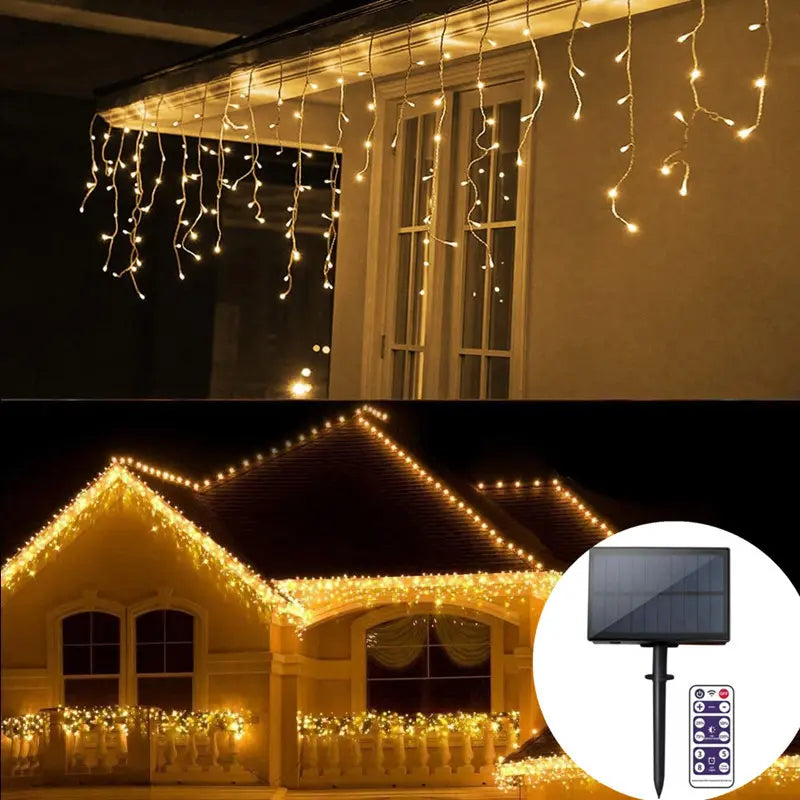 Quntis 33FT 300 LED Solar String Lights – IP44 Waterproof Fairy Lights