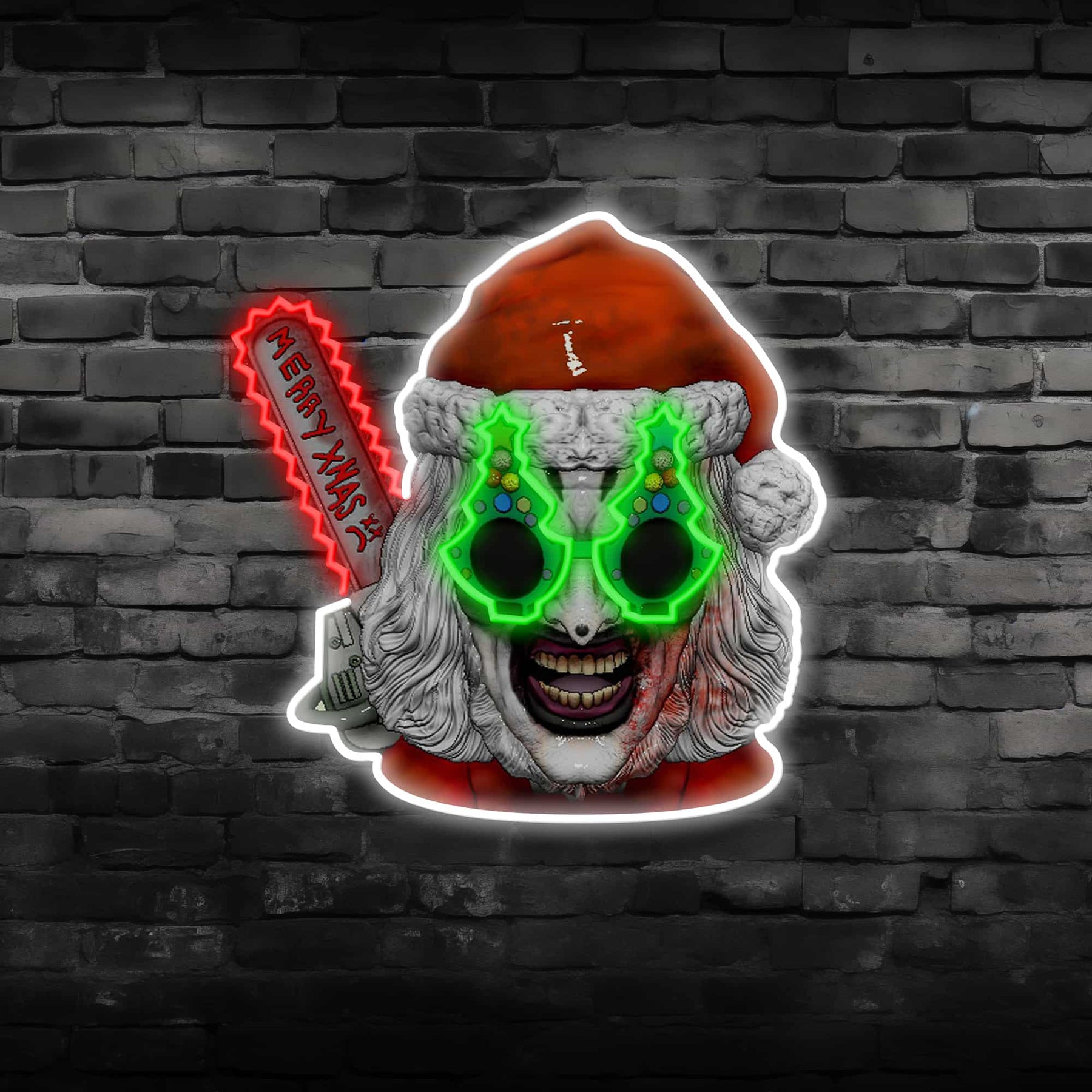 Terrifier 3 Art the Clown Neon Sign – LED Light for Horror Fans ...