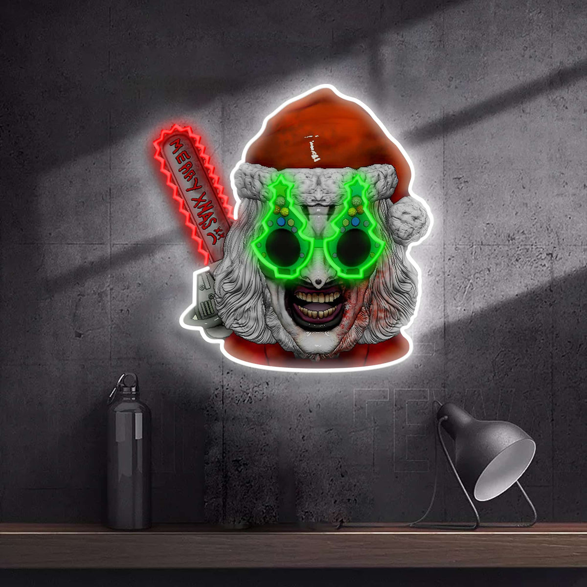Terrifier 3 Art the Clown Neon Sign – LED Light for Horror Fans ...