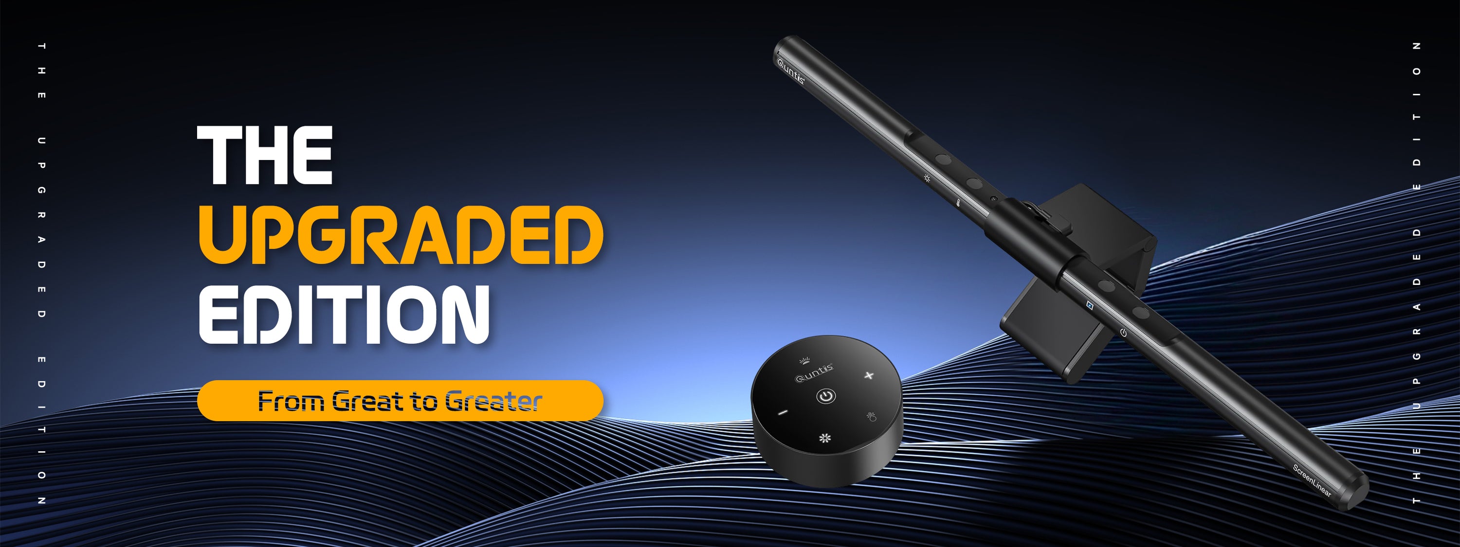 ScreenLinear Pro Max–22"-29"Monitor Light Bar, Auto & Stepless Dimming