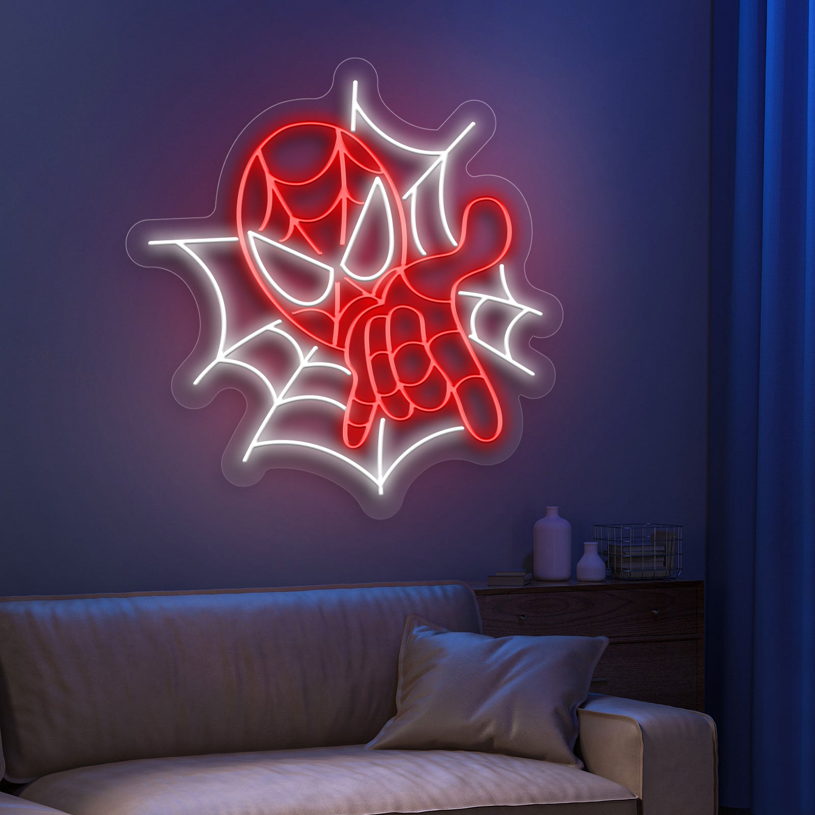 Dynamic Spider-Man Neon Sign – Energetic Decor for Marvel Fans