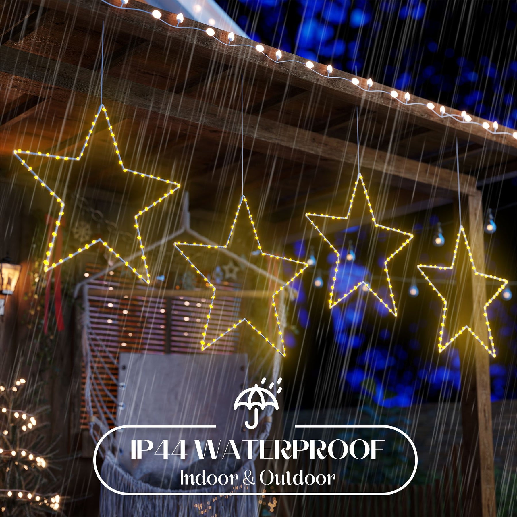 Illuminate Your Space with Star Lights – Perfect for Christmas & More!