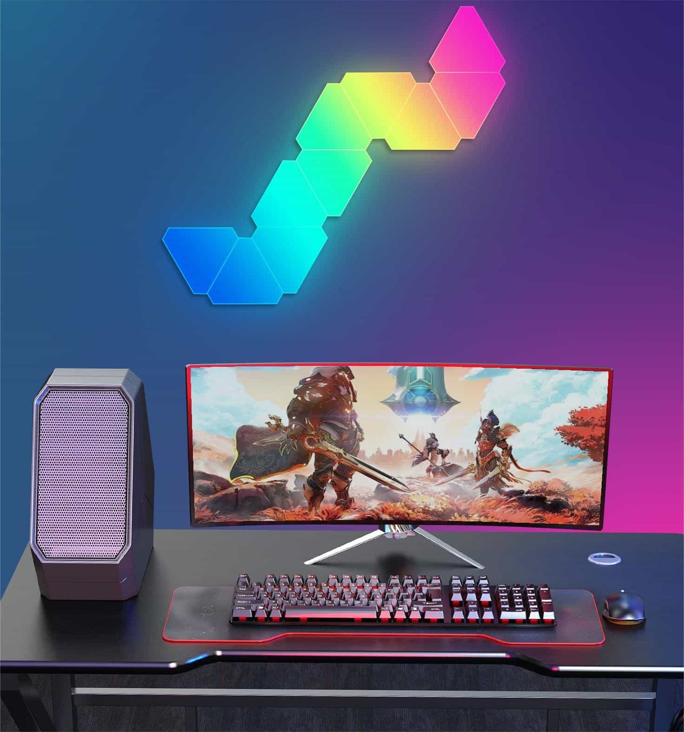 Triangle Wall LED Panels Lights,Triangle Lights,LED Light Panels,Smart