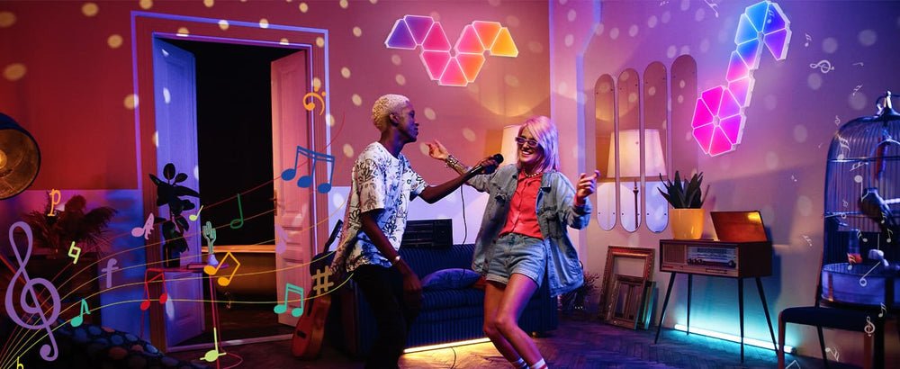 Triangle Wall LED Panels Lights,Triangle Lights,LED Light Panels,Smart