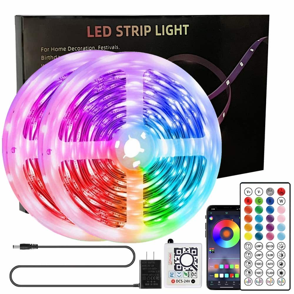 RGB Strip Light Remote,Wall Mount Strip Light In Room For Home Living
