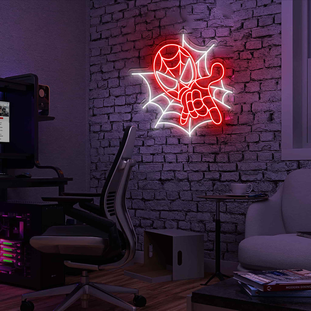 Dynamic Spider-Man Neon Sign – Energetic Decor for Marvel Fans