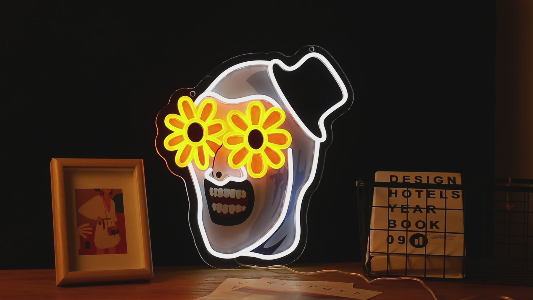 Quntis Art the Clown Terrifier Neon LED Light -Limited Stock